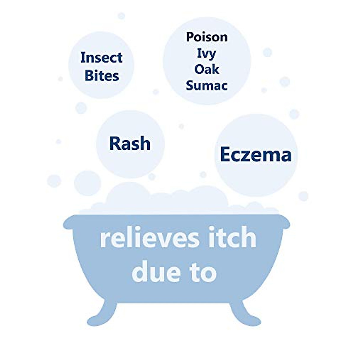 Aveeno Baby Eczema Therapy Soothing Bath Treatment for Relief of Dry, Itchy and Irritated Skin, Made with Soothing Natural Colloidal Oatmeal, 5 ct.