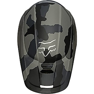 Fox Racing V1 Core Motocross Helmet, Trev Black Camo, Large
