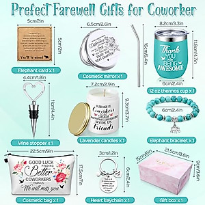Perthlin Farewell Gifts Coworkers Going Away Gift for Women Lucky Goodbye Gifts Christmas Gift Box for Coworker Lady Manager Employee (Thank You)