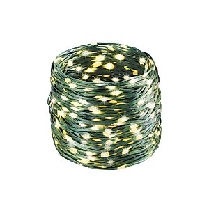 Tcamp 164FT 500 LED Christmas Lights, 8 Modes Christmas Tree Lights with Timer Memory Function, Green Wire Starry Fairy String Lights for Christmas Tree Halloween Outdoor Indoor Decor (Warm White)