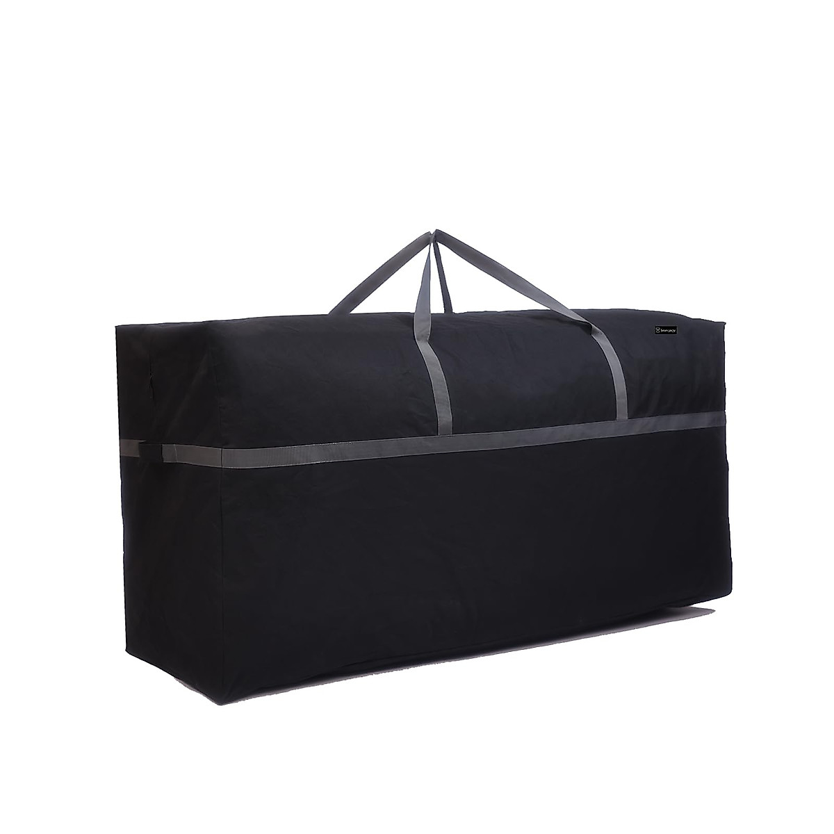 Sean Jacjy Heavy Duty 600D Outdoor Patio Cushion Furniture Organizer Bag Waterproof and Dustproof, 62 inches L x 22 inches W x 30 inches H for Patio Furniture Cushions and Other Storage Items