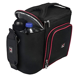 Meal Prep Lunch Box - 8 Piece Set - Insulated Container For Women or Men - 3 Bento Style Boxes (BPA Free) in Large Lunch Bag- Microwave Safe - Includes Fork, Spoon, Thermos & 2 Ice Packs - A2S