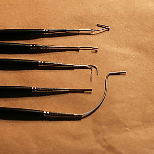 5-Piece Rigging Tool Set Miniature Fingers for Ship Modelers