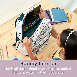 Bentgo® Kids 14” Backpack Set With Kids Prints Lunch Box (Friendly Skies)