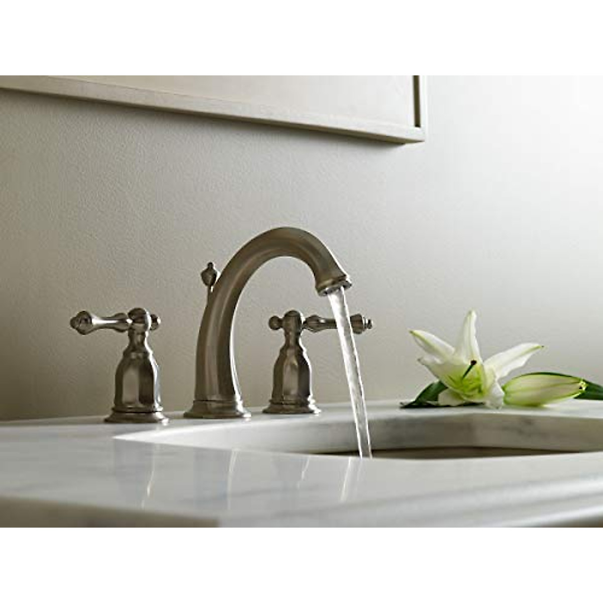 Kohler 13491-4-CP Kelston Bathroom Sink Faucet Centerset and Widespread, 3.25 x 13.50 x 20.25 inches, Polished Chrome