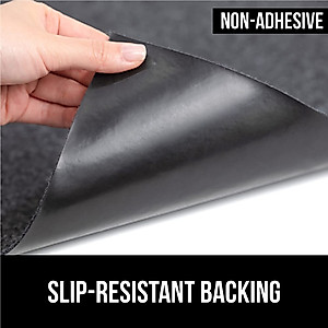 Gorilla Grip Under Sink Mat and Adhesive Liner, Mat Liner Size 24x24, Quick Dry Machine Washable, Adhesive Liner Size 17.5 in x 20 FT, Removable Easy Install, Both in Gray, 2 Item Bundle