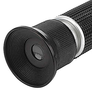 Uxsiya Refractometer, Brix Tester Aluminum 0-10% Sugar Test Range 0.1% Measurement Accuracy for Home Tool for Woman for Office Supplies