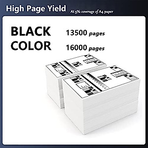 651A CE340A CE341A CE342A CE343A Toner Cartridge for HP, Compatible Laserjet Enterprise 700 Color M775dn M775f M775z M775z+ Printer Black*2