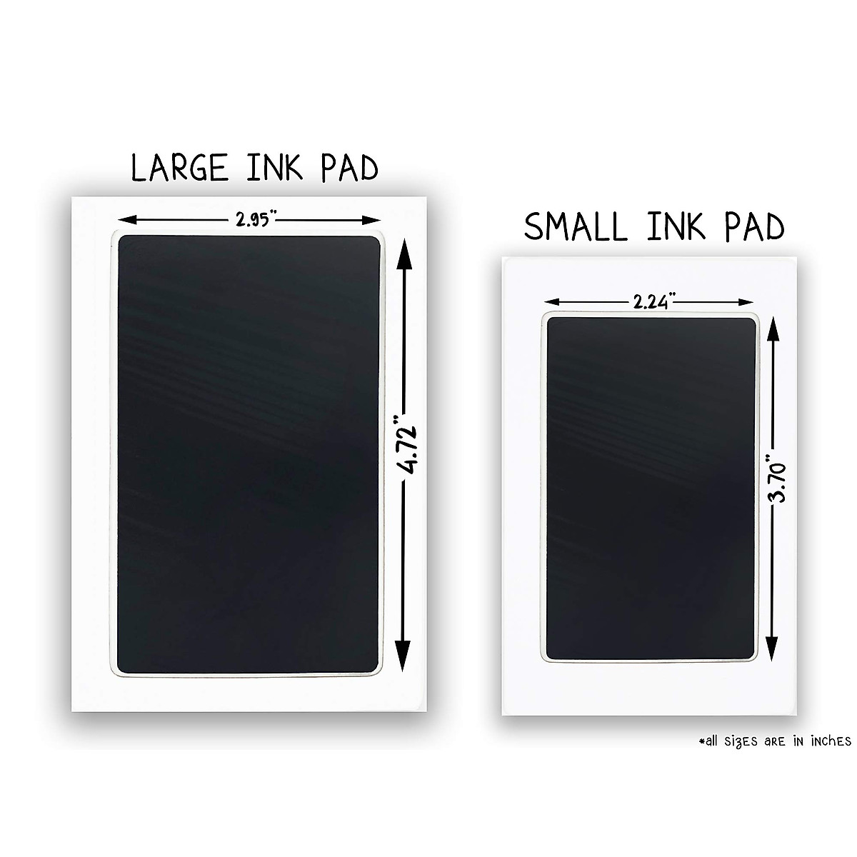 Baby Memory Book + Large & Small Clean-Touch Ink Pad + 28 Monthly & Milestone Stickers. The Perfect Newborn Bundle for A New Mom by Tiny Gifts