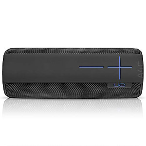 UE MEGABOOM Charcoal Black Wireless Bluetooth Speaker (Charcoal Black, Renewed)