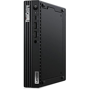 Lenovo ThinkCentre M70q Gen 3 Mini PC - 12th Gen Intel Core i5 Hexa-core Desktop Computer with 16GB DDR4 RAM, 256GB NVMe SSD - Windows 11 Pro 64 Compact and Powerful Desktop PC in Black (11T300C0US)