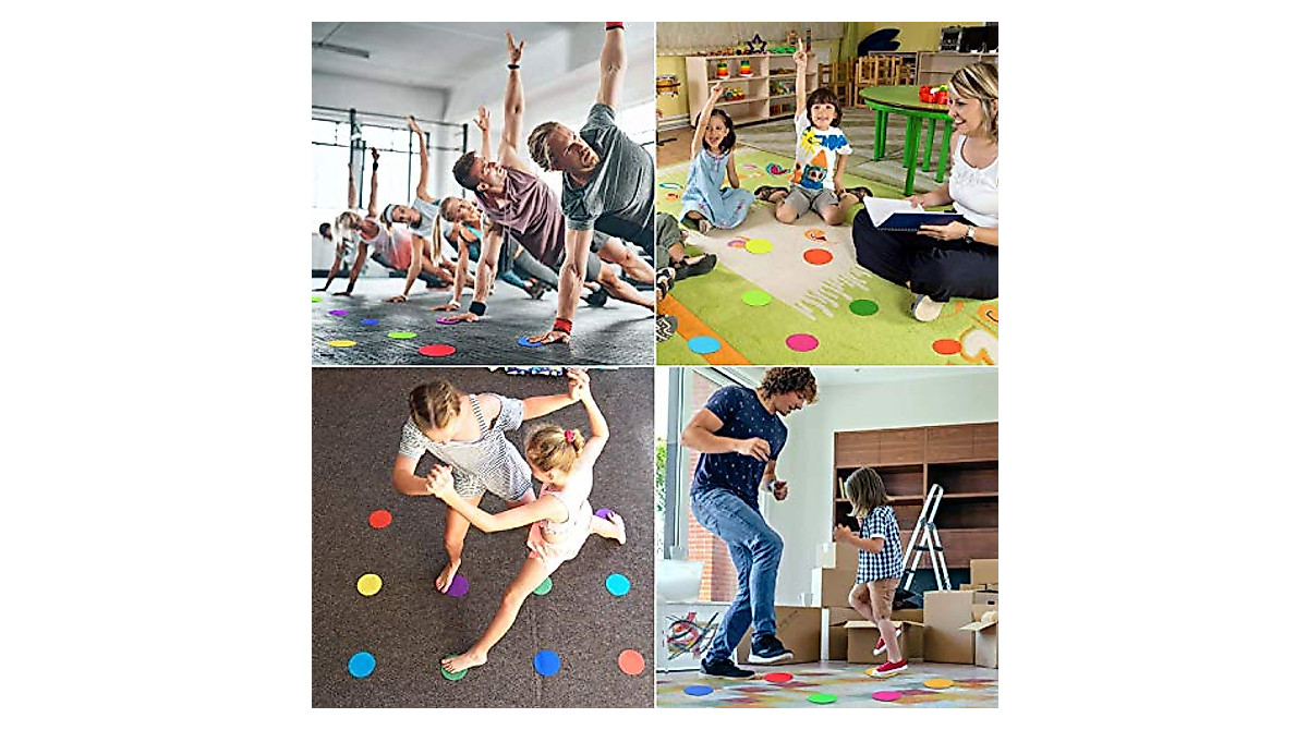 90 Pcs Classroom Carpet Dots for Teachers | Shynek