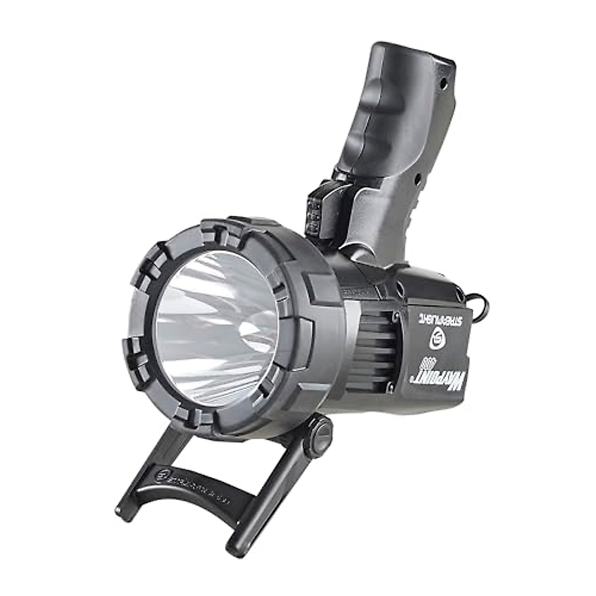 Streamlight 44911 Waypoint 400 Rechargeable 1400-Lumen Long Range Pistol-Grip Spotlight with 120V AC Charger and Polymer Holder/Mount, Black