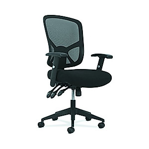 Sadie Customizable Ergonomic High-Back Mesh Task Chair with Arms and Lumbar Support - Ergonomic Computer/Office Chair (HVST121)