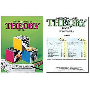 Bastien Piano Basics Level 3 Learning Set By Bastien - Lesson, Theory, Performance, Technique & Artistry Books & Juliet Music Piano Keys 88/61/54/49 Full Set Removable Sticker 3