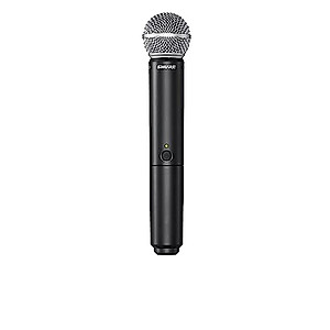 Shure BLX1288/MX153 Wireless Microphone System - 14-Hour Battery Life, 300 ft Range, UHF | Includes Handheld & Earset Mics, Dual Channel Receiver | J11 Band (BLX1288/MX153-J11)