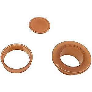SUQ I OME 2 inch Outdoor Patio Thick Parasol Umbrella Hole Ring Plug and Cap Set, for Parasol Umbrella Table Hole Cover Insert(Brown)