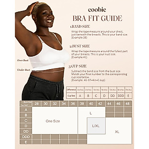 Coobie Seamless Scoopneck Bra,White,X-Large