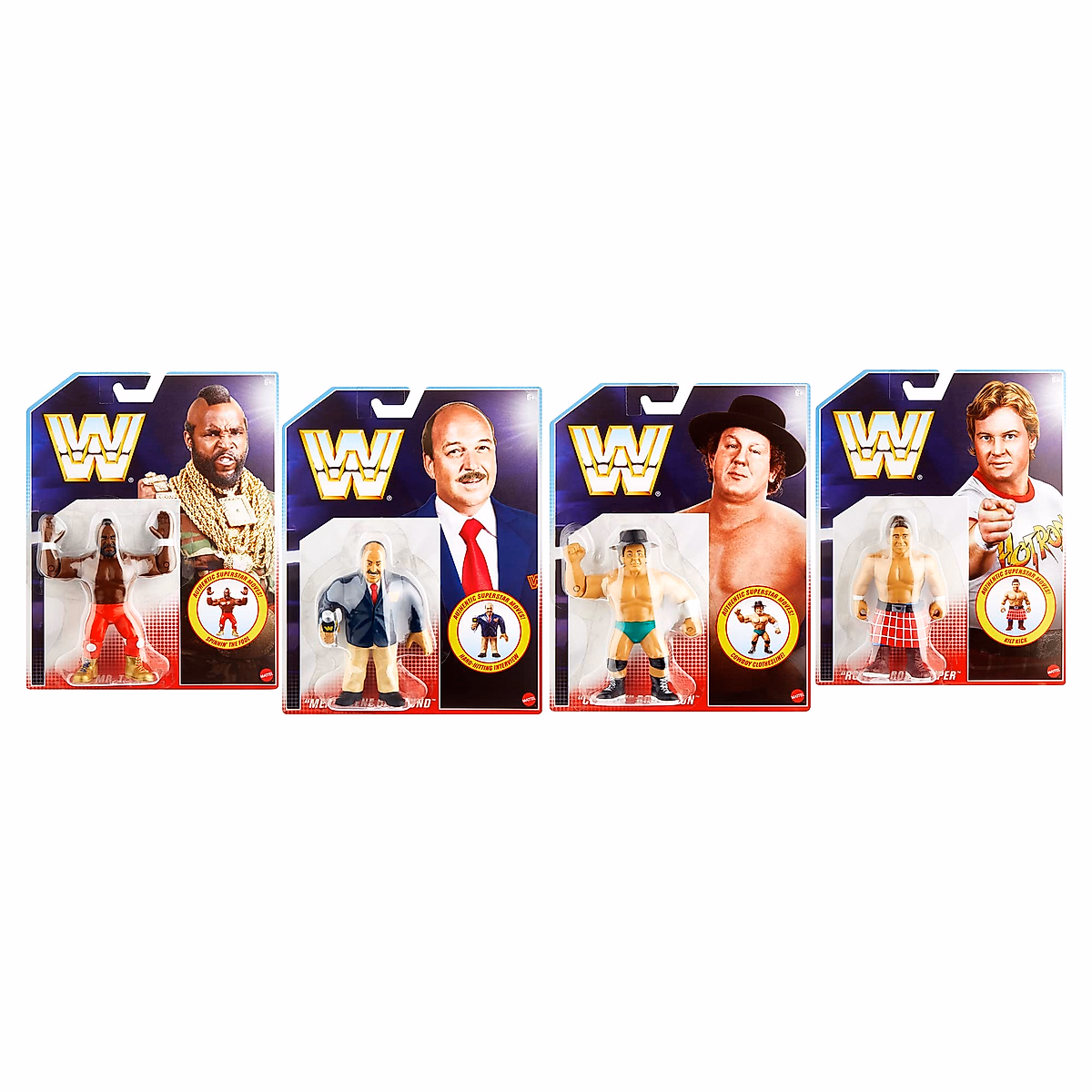 WWE Retro Series 11 - Set of 4 Toy Wrestling Action Figures