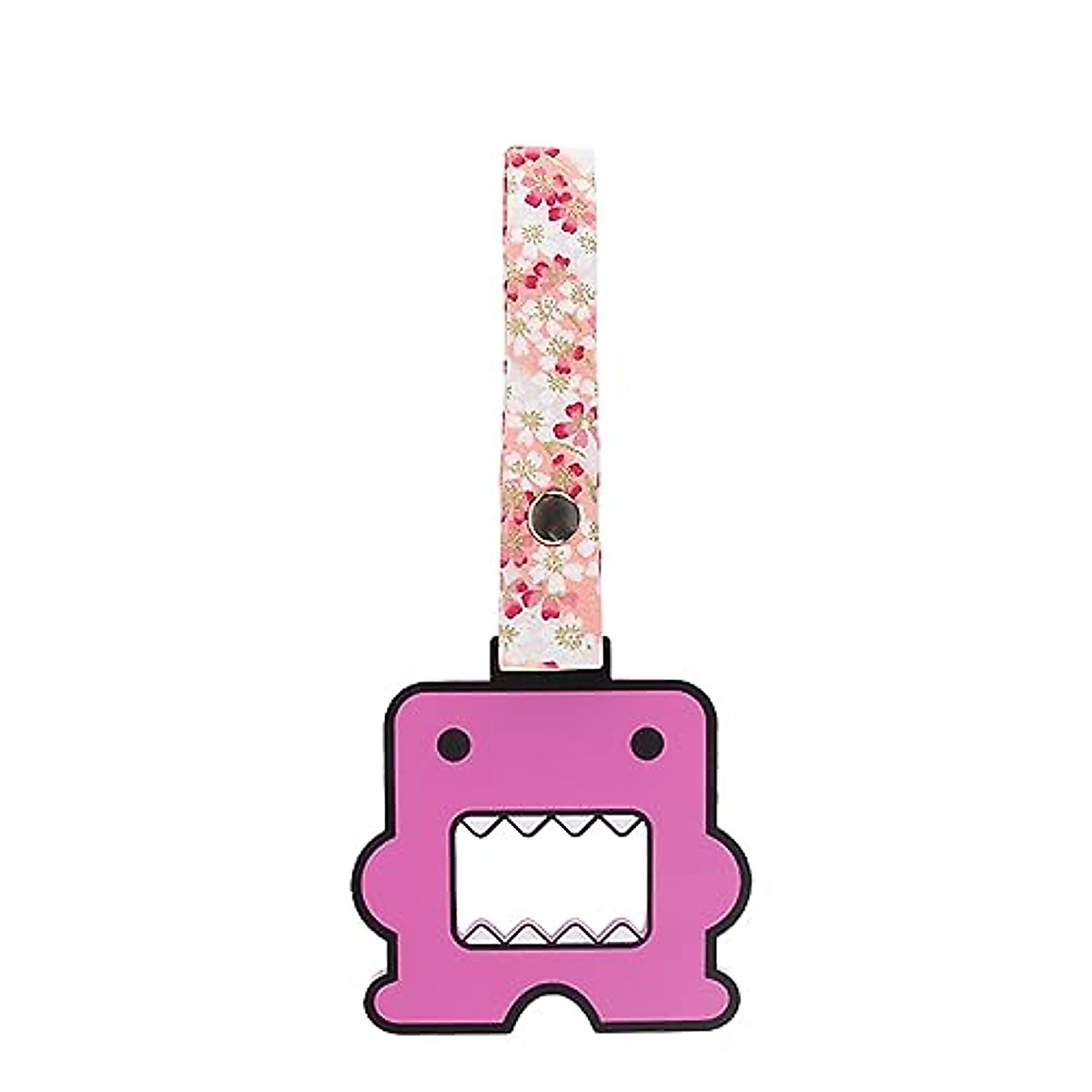 Q1-TECH, JDM Tsurikawa Ring Japanese Subway Train Bus Car Handle Cute Anime Cartoon Handle Hand Strap Rear Front Bumper Warning Rings Drift Charm Drift Car Accessory (DOMO-PPPKF)