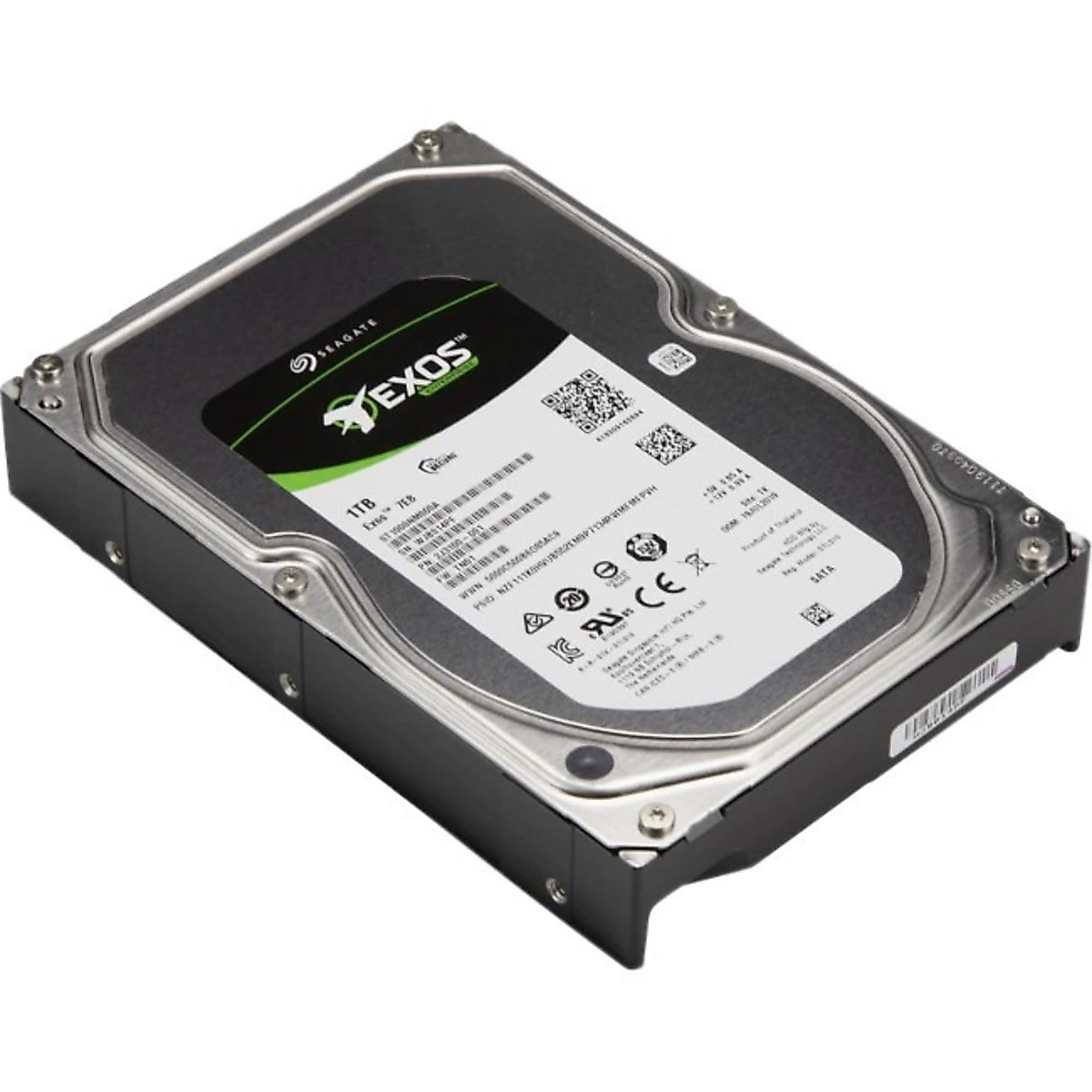 Seagate Exos 7E8 1TB Internal Hard Drive Enterprise HDD – CMR 3.5 Inch 512E SATA 6Gb/s 7200 RPM 256MB Cache for Enterprise, Data Center – Frustration Free Packaging (ST1000NM000A)