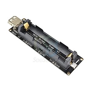 18650 Lithium Battery Shield V3 Mobile Power Board for Raspberry Pi WEMOS ESP32 ESP32S for Arduino Micro USB Type-A USB Output