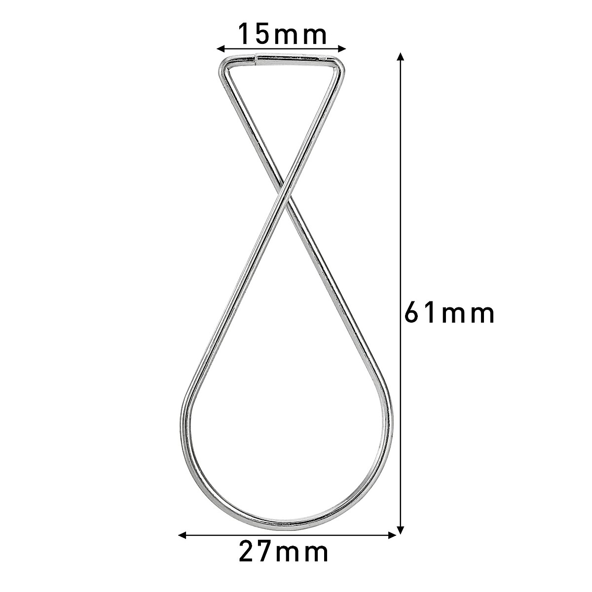 Suwimut 200 Pack Ceiling Hooks Clips, Drop Ceiling Hanger Hooks Hanging on Suspended Ceiling Tile, Heavy Duty Metal T-Bar Clips for Light Plant Home Office Classroom Wedding Decorations