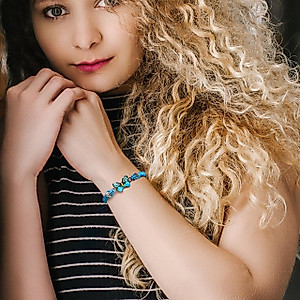 Always Believe in Yourself Butterfly Bracelet Adjustable String Butterfly Bracelets Cute Butterfly Charm Bracelets,Bracelet Suitable For Women Butterfly Jewelry. (black)