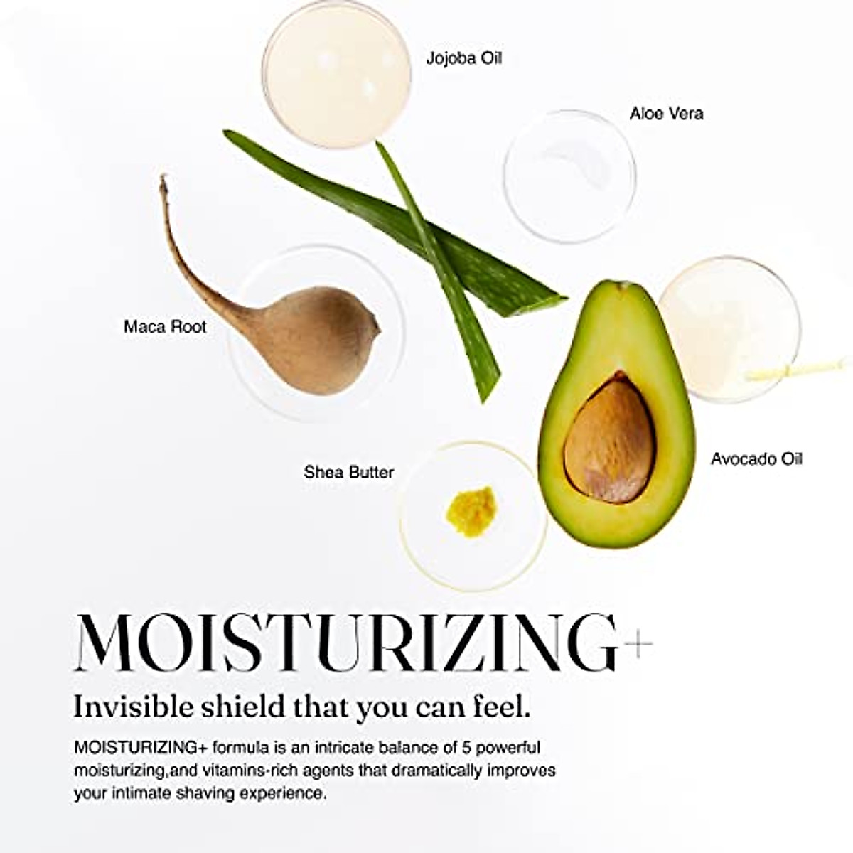 Coochy Plus Intimate Shaving Cream FRAGRANCE FREE For Pubic, Bikini Line, Armpit and more - Rash-Free, Prevents Razor Burns & Bumps, In-Grown Hairs, Itchiness 8oz Tube