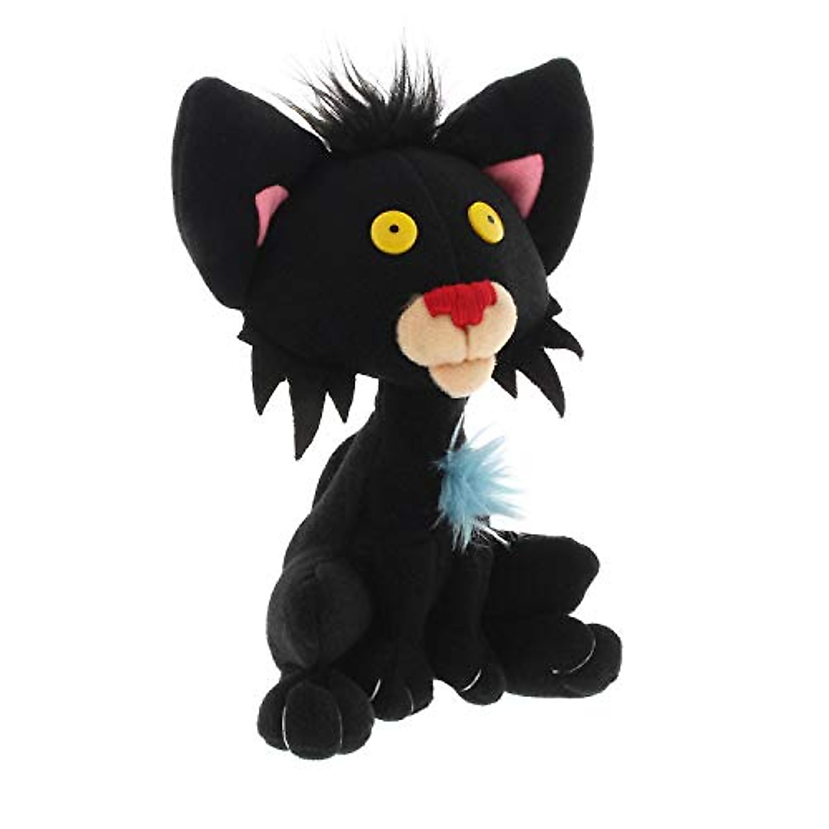 MerryMakers Bad Kitty Soft Plush Black Cat Stuffed Animal Toy, 8-Inch, from Nick Bruel's Bad Kitty book series by MerryMakers