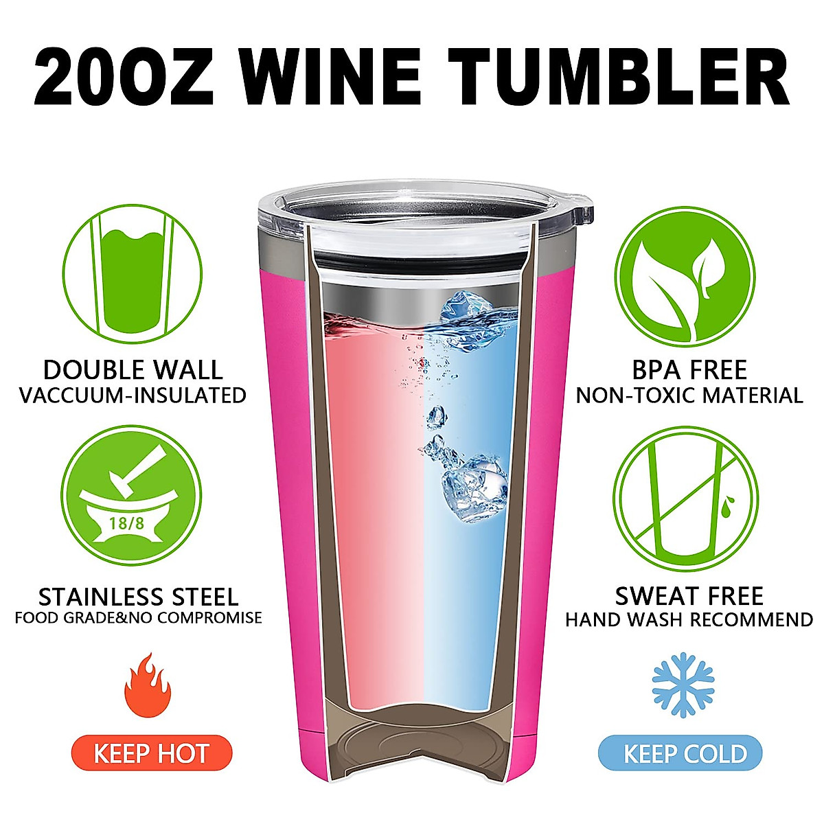 Fufendio Gifts for Women Friends - Best Friend Birthday Gifts for Women - Friendship Gifts, Valentines Day Gifts for Friend Female - Insulated Coffee Mug Tumbler Cup