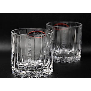 Riedel Personalized Crystal Rocks Glass Pair, Set of 2 Custom Engraved Rocks Glasses for Whiskey, Mixed Drinks and Cocktails on the Rocks, Home Bar Accessories