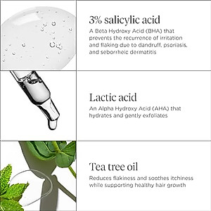 Briogeo Scalp Revival Megastrength Dandruff Shampoo, Charcoal + AHA/BHA with Salicylic Acid 3%, Anti-Dandruff Shampoo to Soothe a Dry, Flaky, Itchy Scalp, Vegan, Cruelty-Free, 8.4 fl oz