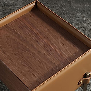 Bedside Table Wood Bedside Cabinet Storage Cabinet Modern Minimalist Storage Cabinet Living Room Bedroom Bedside Single Drawer Rack Small Cabinet Night Stand