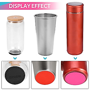 Bibabala 25pcs Silicone Bottoms for Tumblers, Wine Glasses & More (2.2x0.1inch)