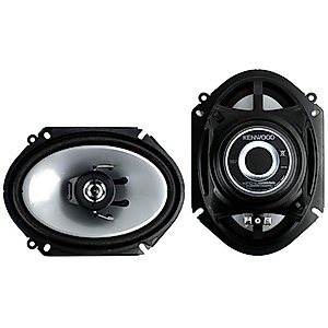 2 New Kenwood KFC-C6865S 6x8 250 Watt 2-Way Car Audio Coaxial Speakers Stereo