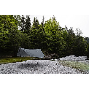 HEIMPLANET Original | Dawn Tarp XL | Waterproof Tent Tarp with 5000 mm Water Column | Supports 1% for The Planet (Grey)