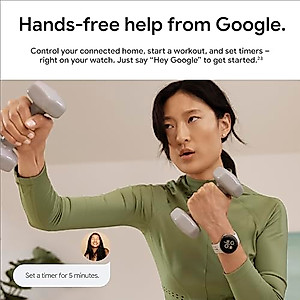 Google Pixel Watch 2 (Previous Model) with the Best of Fitbit - Heart Rate Tracking, Stress Management, Safety Features - Android Smartwatch - Matte Black Aluminum Case - Obsidian Active Band - LTE