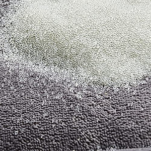 Thesis Home Weighted Blanket with Premium Glass Beads for Kids and Adults- 100% Brushed Microfiber Plush Reversible Sherpa Calming Blanket- 10 lbs - 50 X 60, Ivory