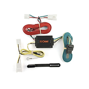 CURT 56049 Vehicle-Side Custom 4-Pin Trailer Wiring Harness, Fits Select Hyundai Elantra, Sonata, Kia Optima Sedan , Black