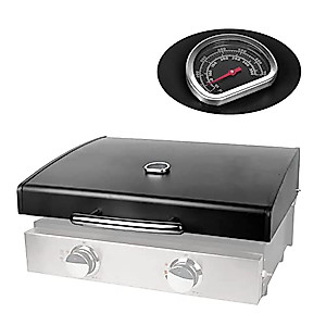 Hard Cover Hood for Blackstone 22 Inch Tabletop Griddle,Hard Lid with Temperature Gauge-Replacement Accessories for Blackstone 22" Grill