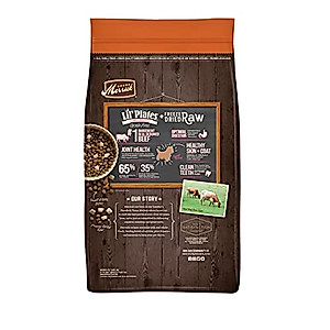 Merrick Lil' Plates Small Breed Dog Food, Grain Free Real Texas Beef and Sweet Potato with Raw Bites Recipe, Small Dog Food - 4 lb. Bag