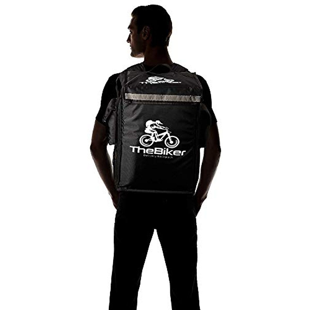 TheBiker Pizza Delivery Backpack, 20" L x 16.5" W x 16.5" H (51 x 42 x 42 Centimeter) Food Delivery Bag, Thermal,Heat Insulated Backpack