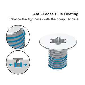 12PCS M2x3 Torx T5 Screws for Dell XPS 13 9300 9370 9380 9343 9350 9360, XPS 15 9500 9550 9560 9570 & Precision M5510 5520 5530 5540 5550, Razer Blade Laptop with Screwdriver, Dell XPS Screws, Sliver