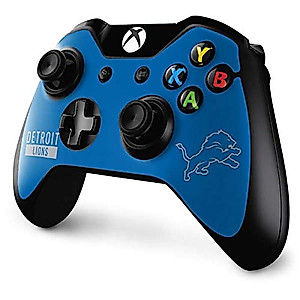 Skinit Decal Gaming Skin Compatible with Xbox One Controller - Officially Licensed NFL Detroit Lions Blue Performance Series Design