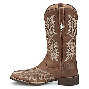 JUSTIN Boots Women's Gypsy Carsen Rustic Tan Cowgirl Boot Tan 11 B