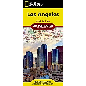 Los Angeles Map (National Geographic Destination City Map)