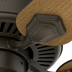 Hunter Fan Company, 50881, 44 inch Swanson New Bronze Ceiling Fan with LED Light Kit and Pull Chain