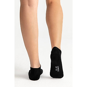 SONNORS Ankle Socks for Women Low Cut Short Cotton Socks Non-Slip Breathable Comfortable Socks for Womens and Mens - 6 Pairs