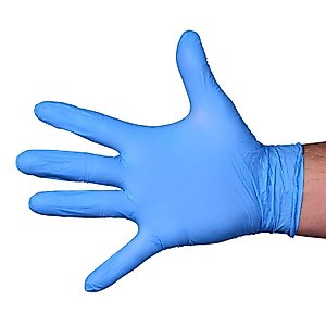 Microflex 93260090 93-260 Chemical Resistant Synthetic Composite Disposable Glove, Nitrile/Neoprene, Powder-Free, 12" Cuff, Large Size, Pack of 500